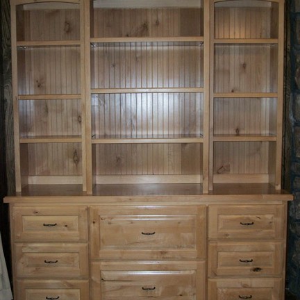 Custom Handcrafted Solid Wood Bookcases | HealthyCabinetmakers.com